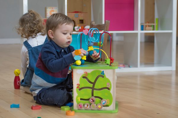 Wooden Activity Play Cube | Jumini Wooden Toys UK