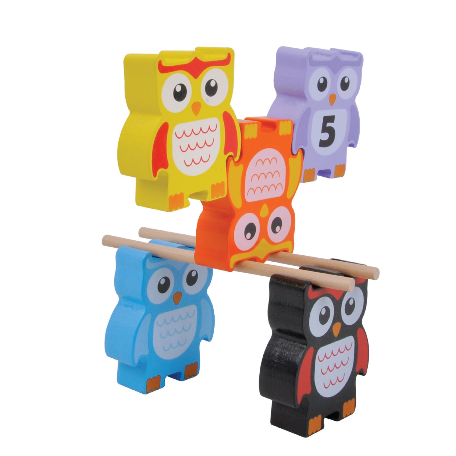 jumini stacking number owls | Jumini Wooden Toys UK