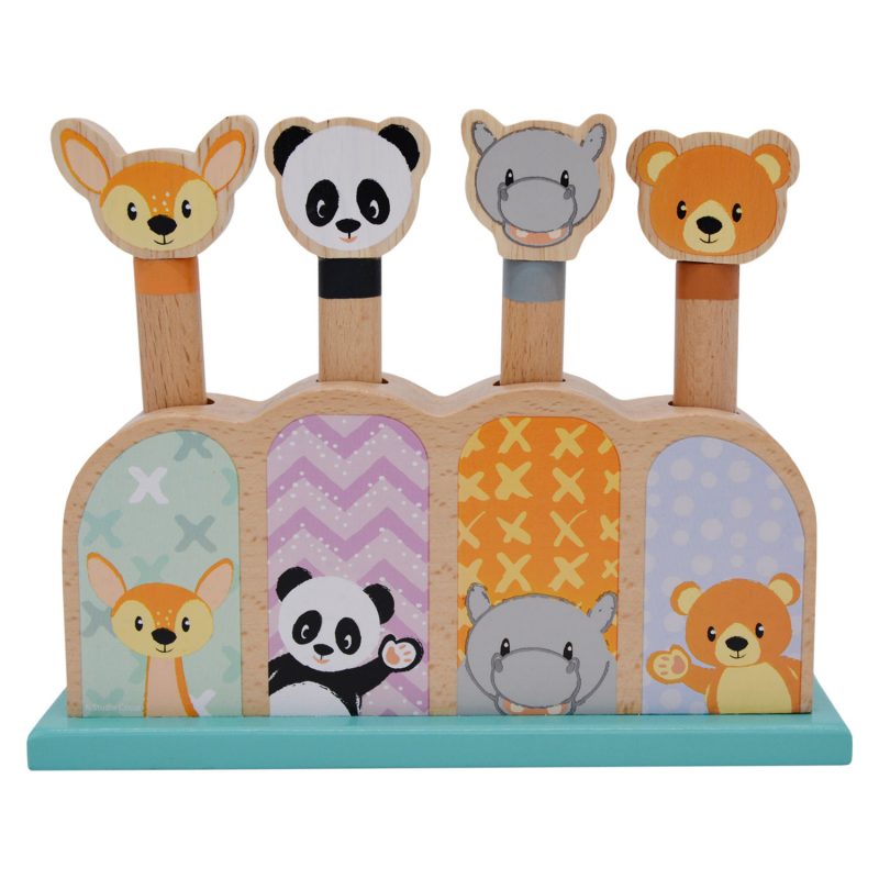 Studio Circus Pop Up Animals game | Jumini Wooden Toys UK