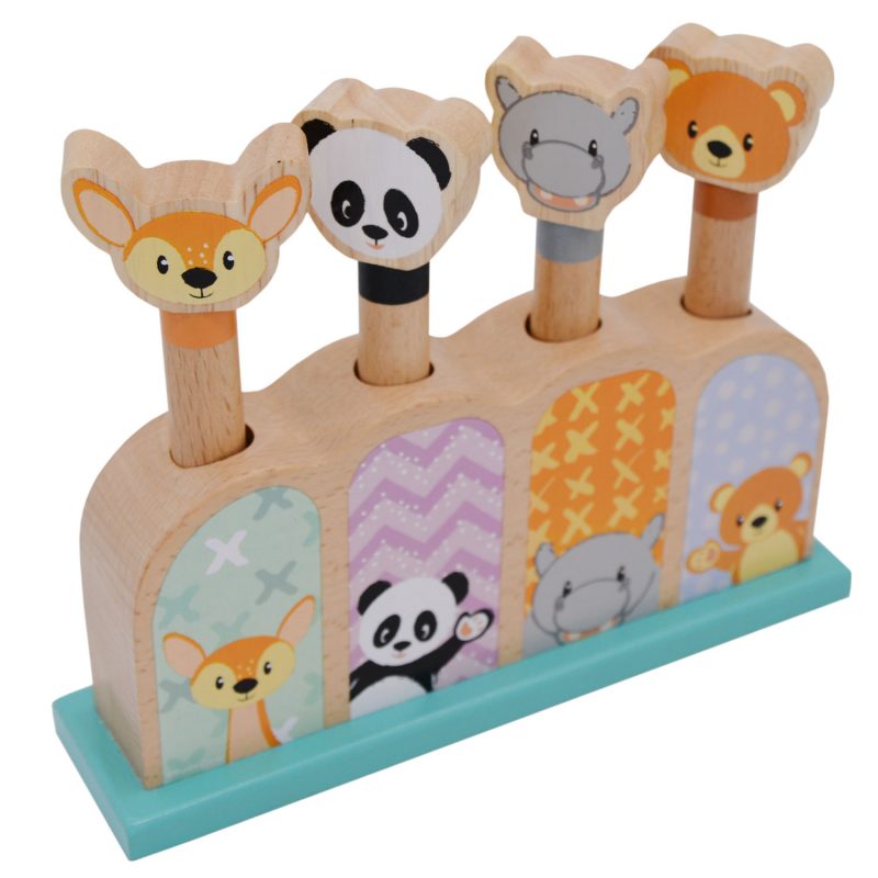 Studio Circus Pop Up Animals game | Jumini Wooden Toys UK