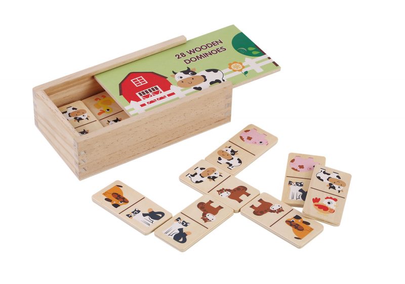 Farm Dominoes | Jumini Wooden Toys UK